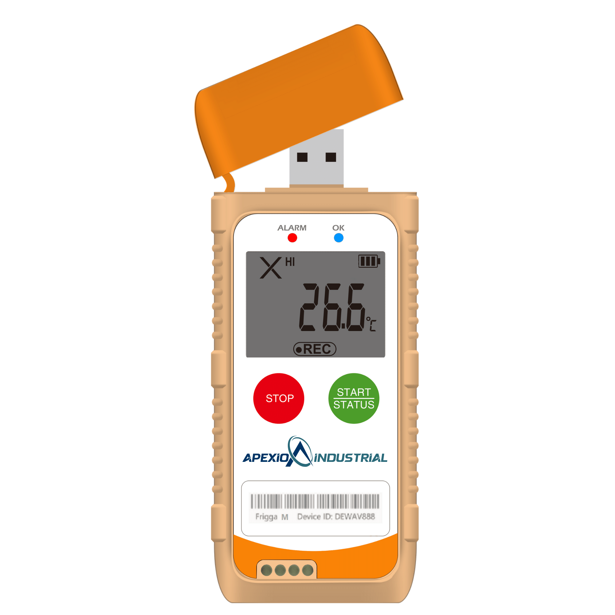 Multi Use Temperature Humidity Data Logger Monitor Apexio Industrial
